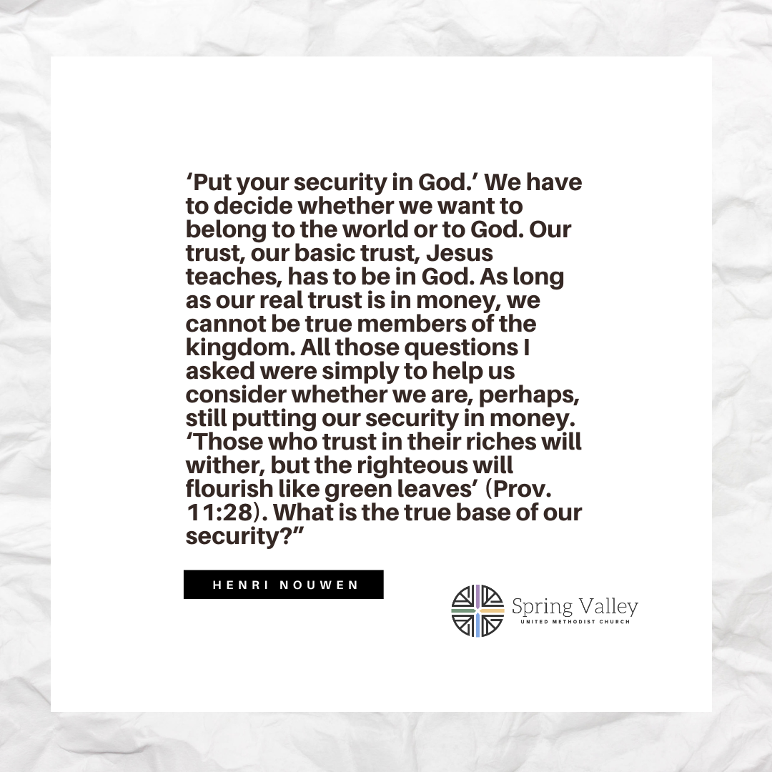 Commitment Sunday — Spring Valley United Methodist Church