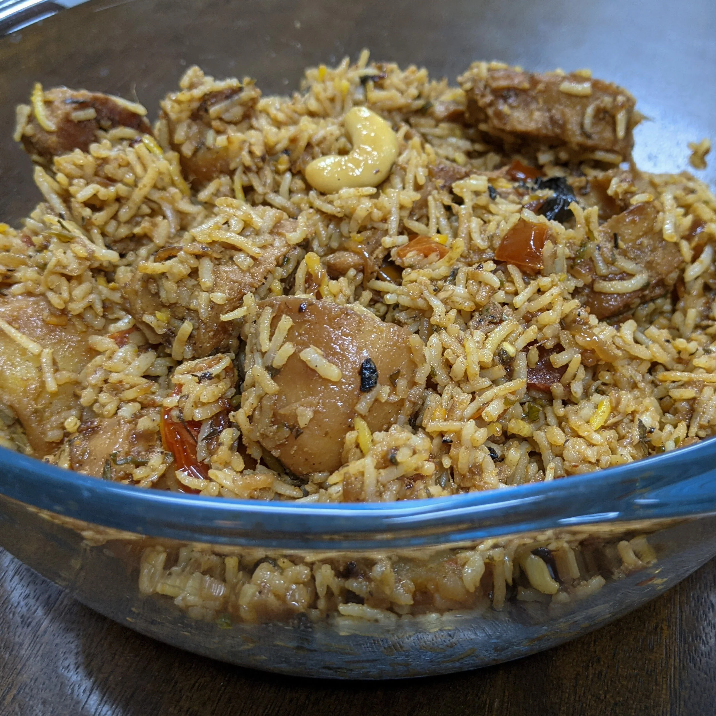 Homemade Soya Chaap Biryani Recipe. — Chhaya's Food