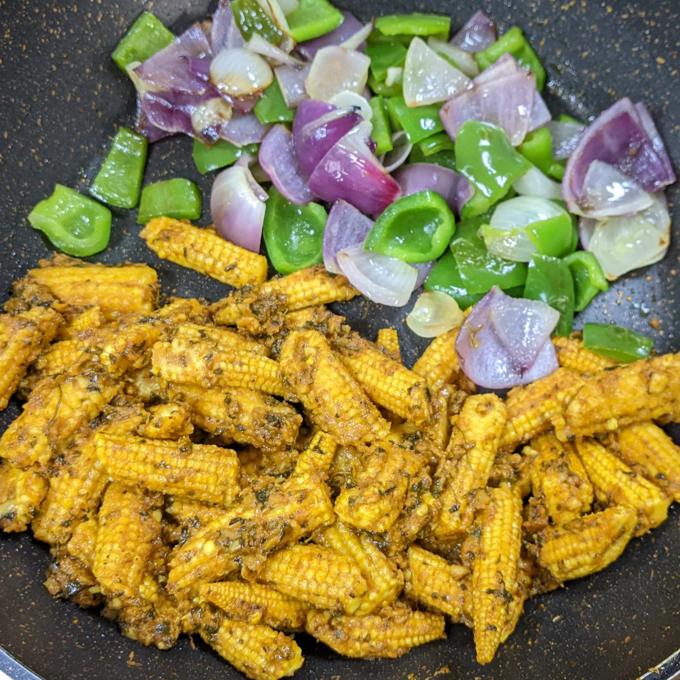 how to cook baby corn jalfrezi