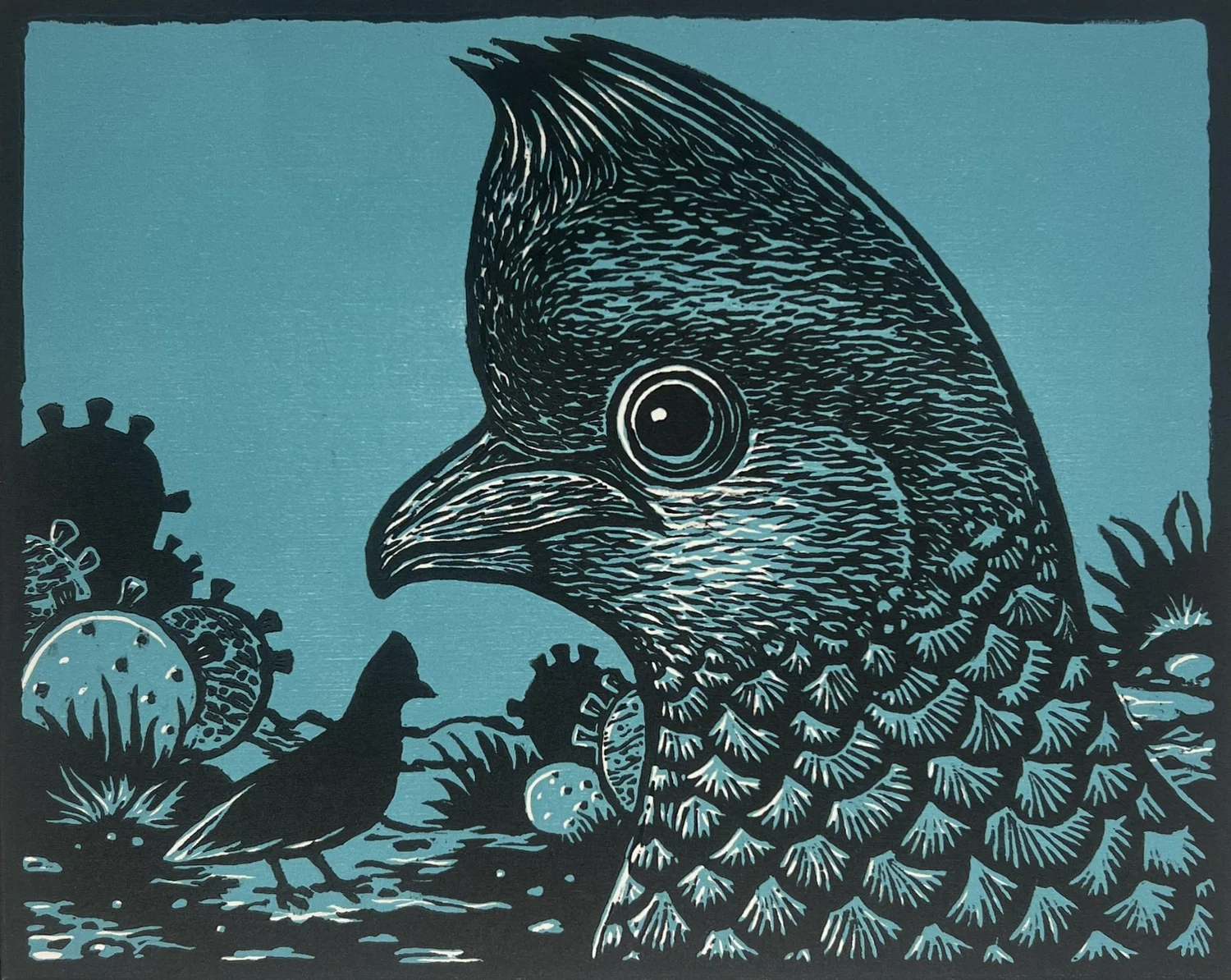 Quail! David Everett Adds Quail to His Southwest Lexicon — Flatbed Press