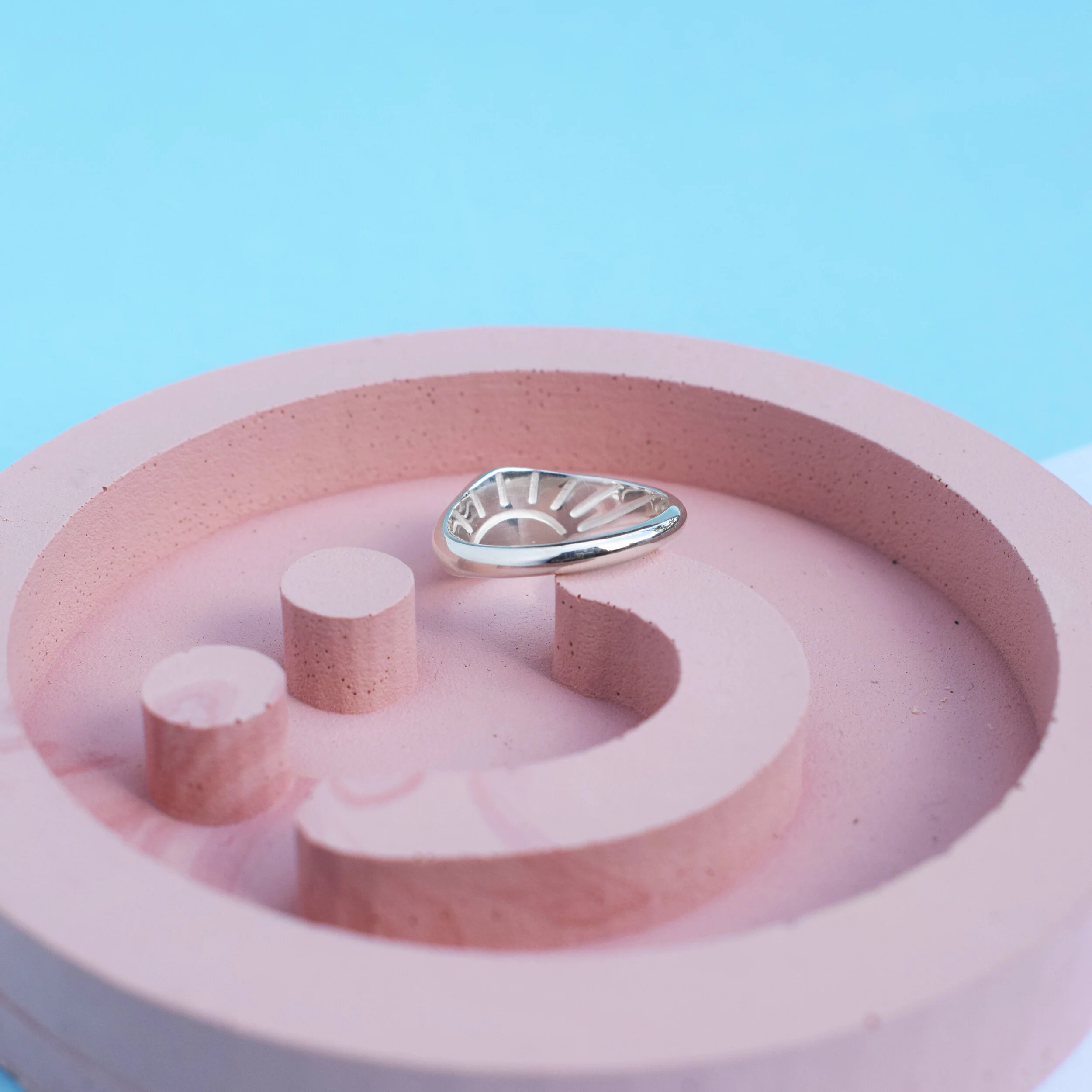 Happy Sunrise Signet Ring — Good Daze