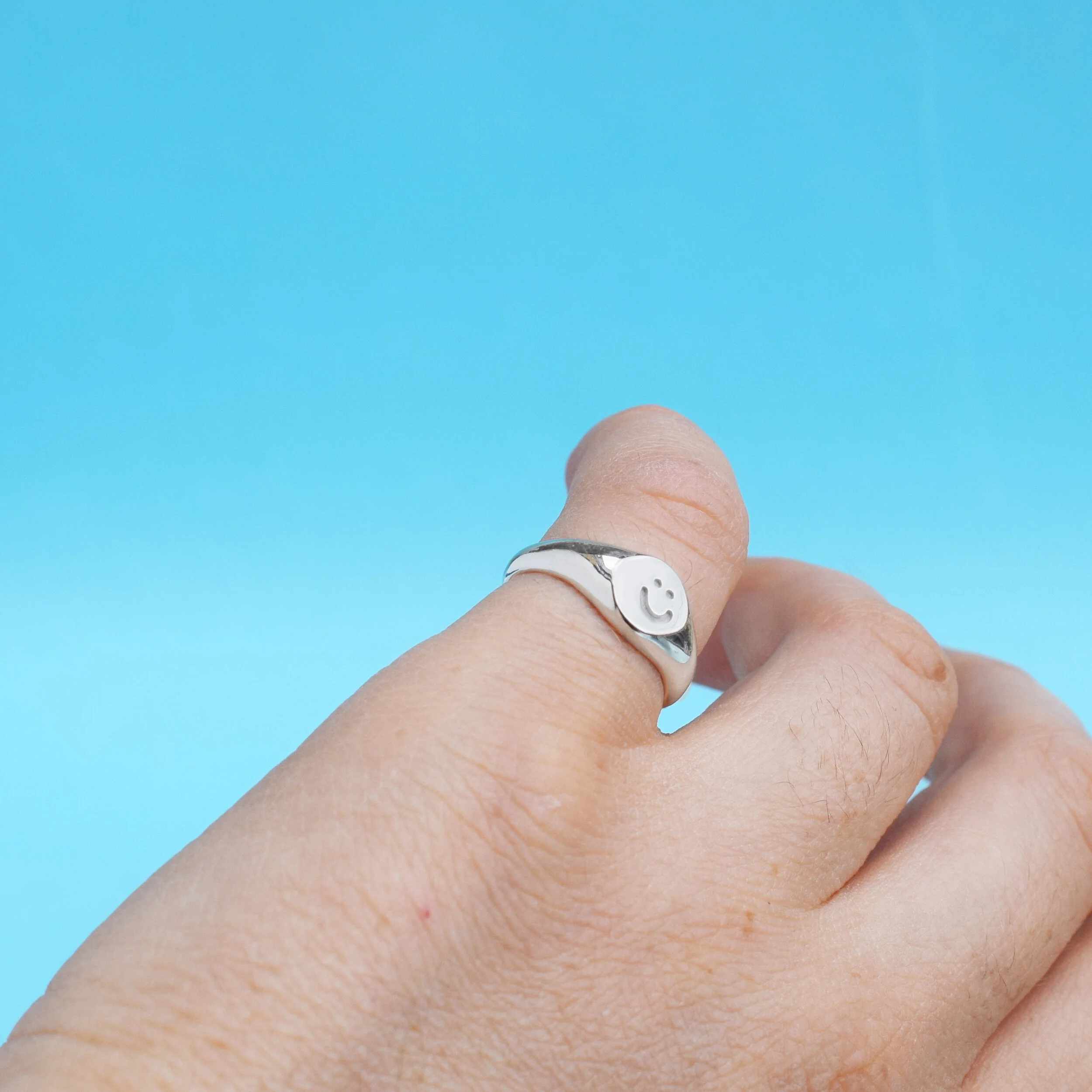 Happy Sunrise Signet Ring — Good Daze