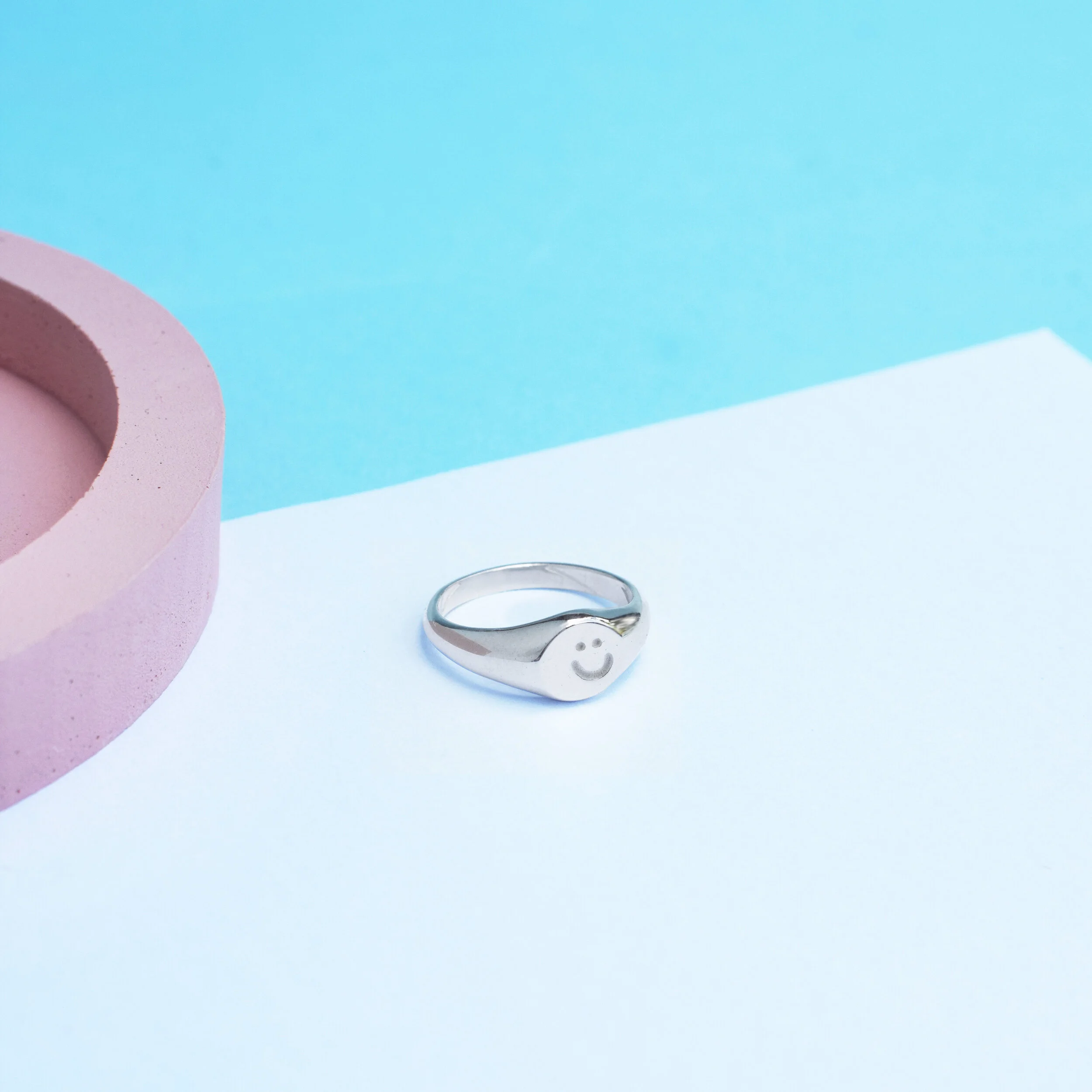 Happy Sunrise Signet Ring — Good Daze