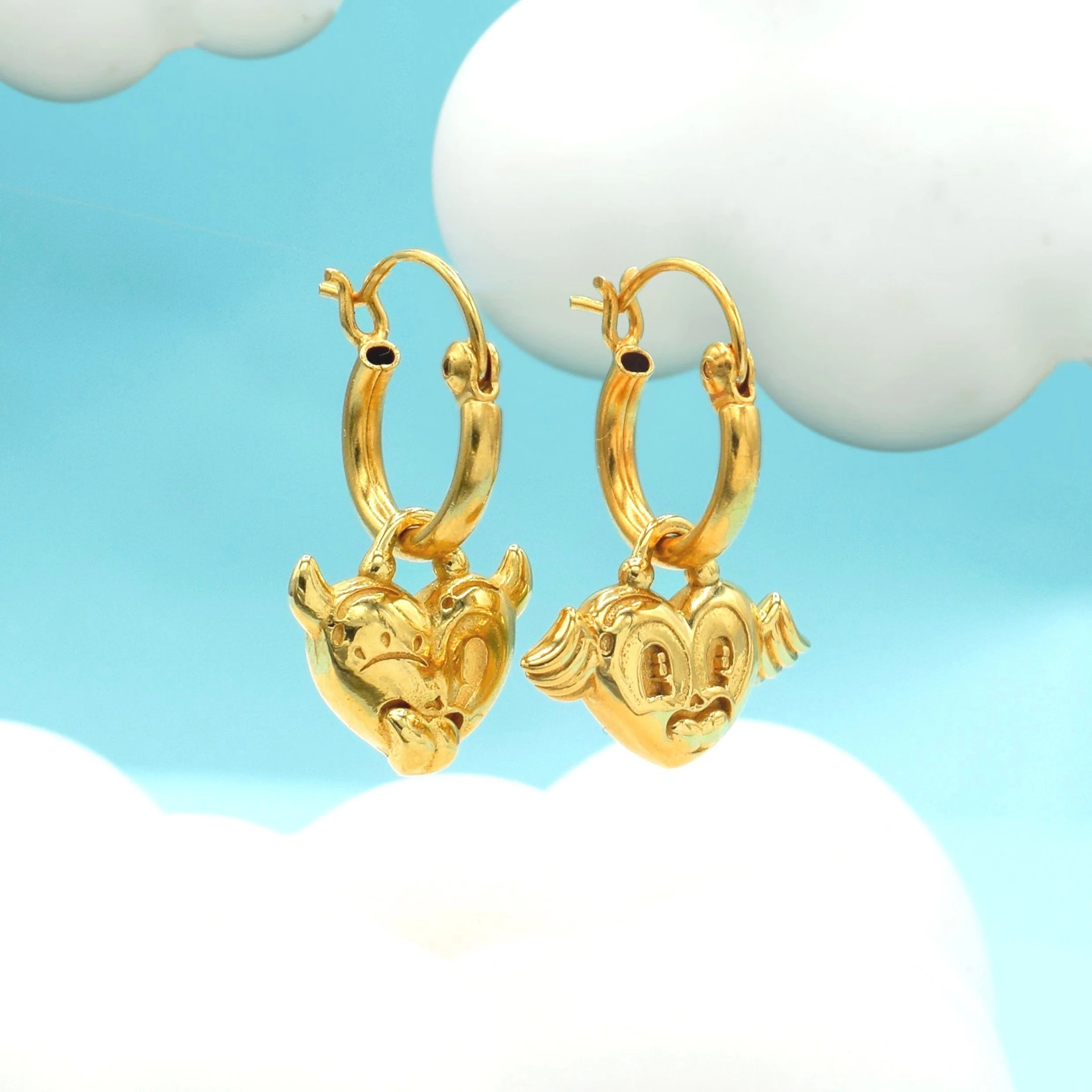 GD X Hattie Stewart Angel and Devil Earrings — Good Daze