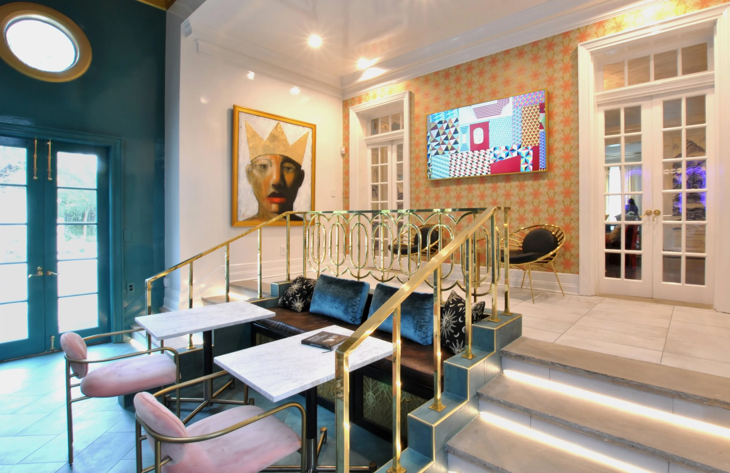 PROJECT SPOTLIGHT | A Bold Art Deco-Inspired Entertaining Space in New ...
