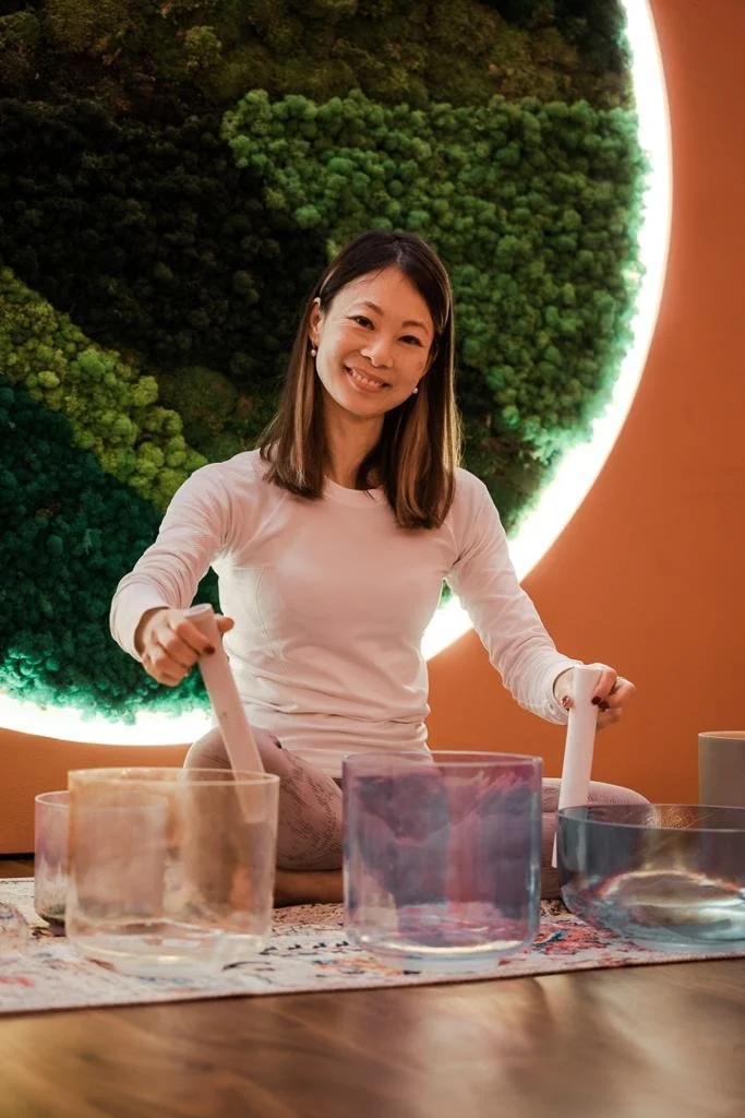 Joy of Playing Crystal Tones Singing Bowls with Candace — IKIGAI