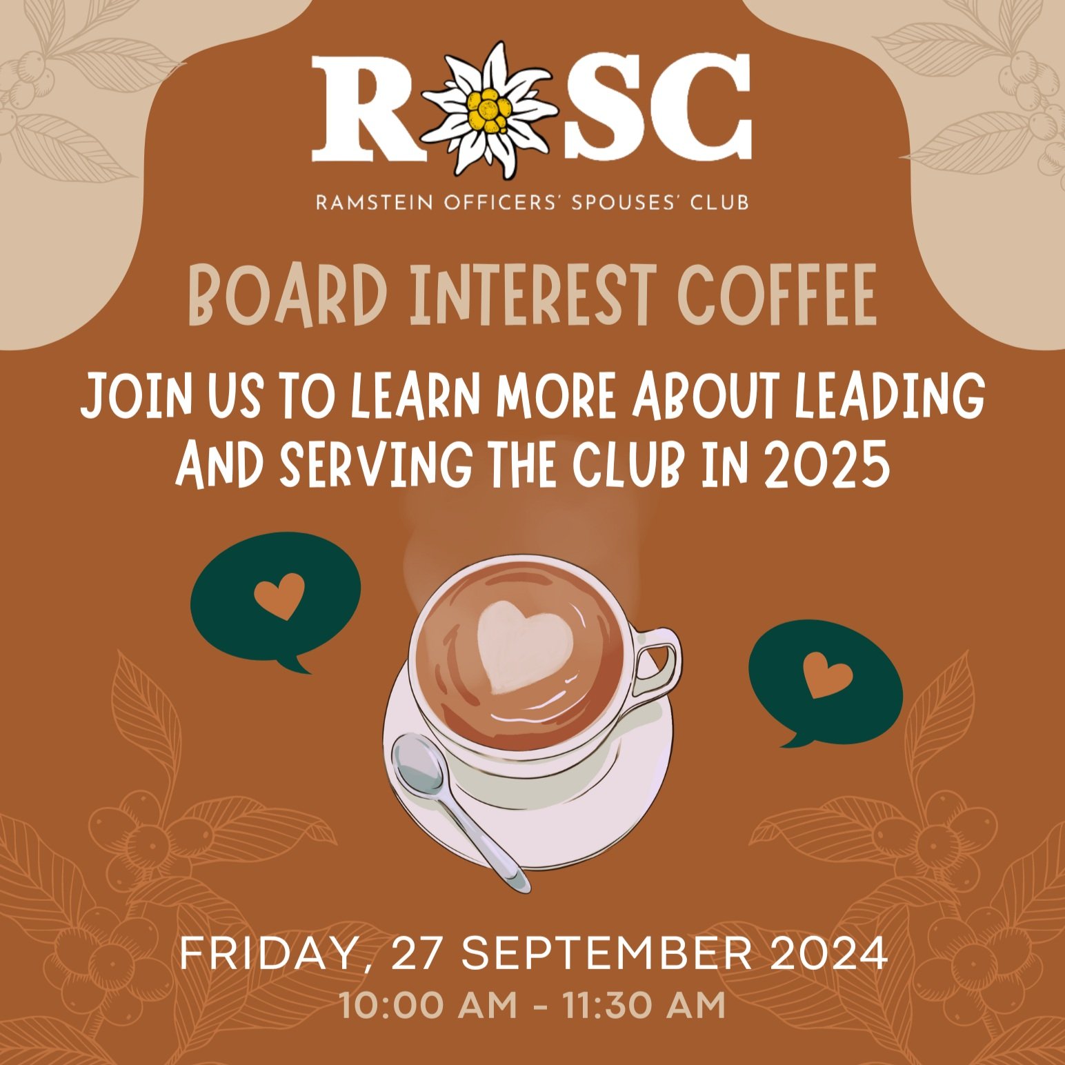 Board Interest Coffee — ROSC