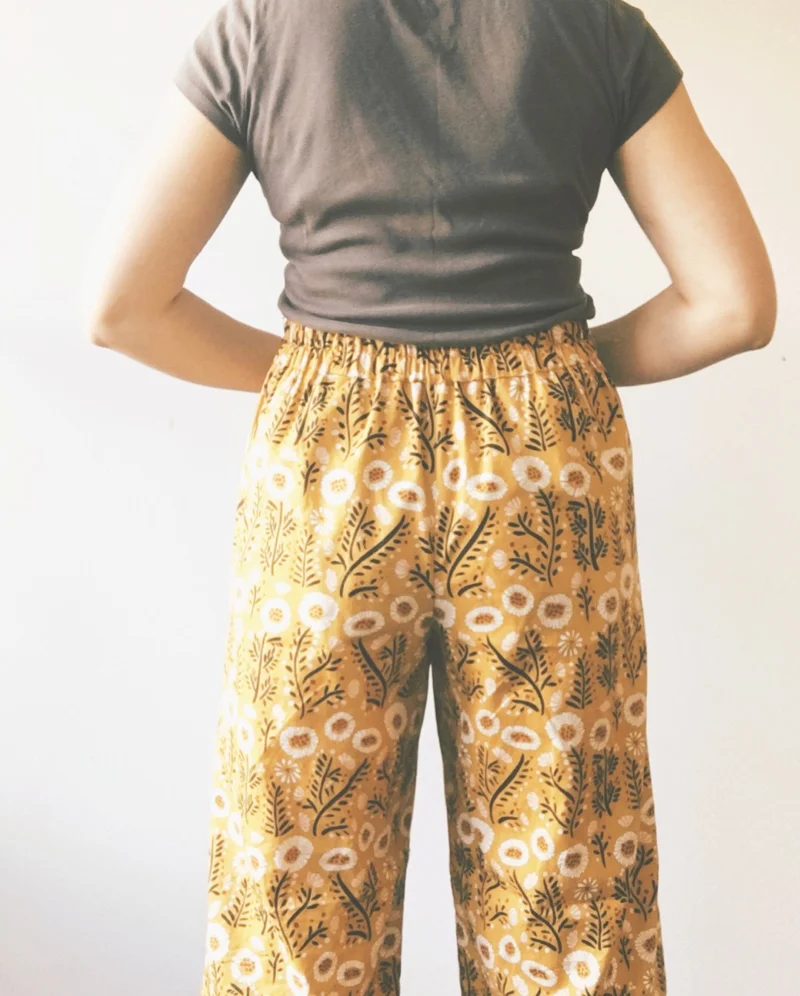 Rose pattern feature: waistband elastic options — Made by Rae