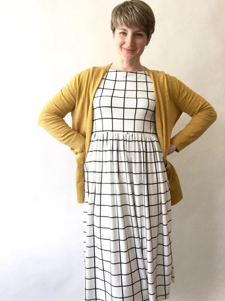 Grid Jade + Isla Dress — Made by Rae