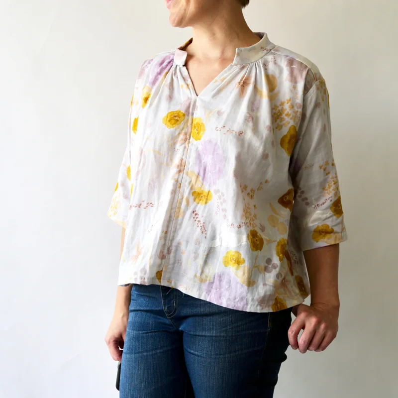 Nani Iro Matcha Top — Made by Rae