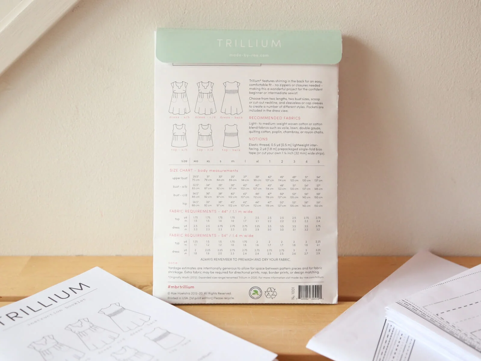 Trillium is now available in PRINT! — Made by Rae