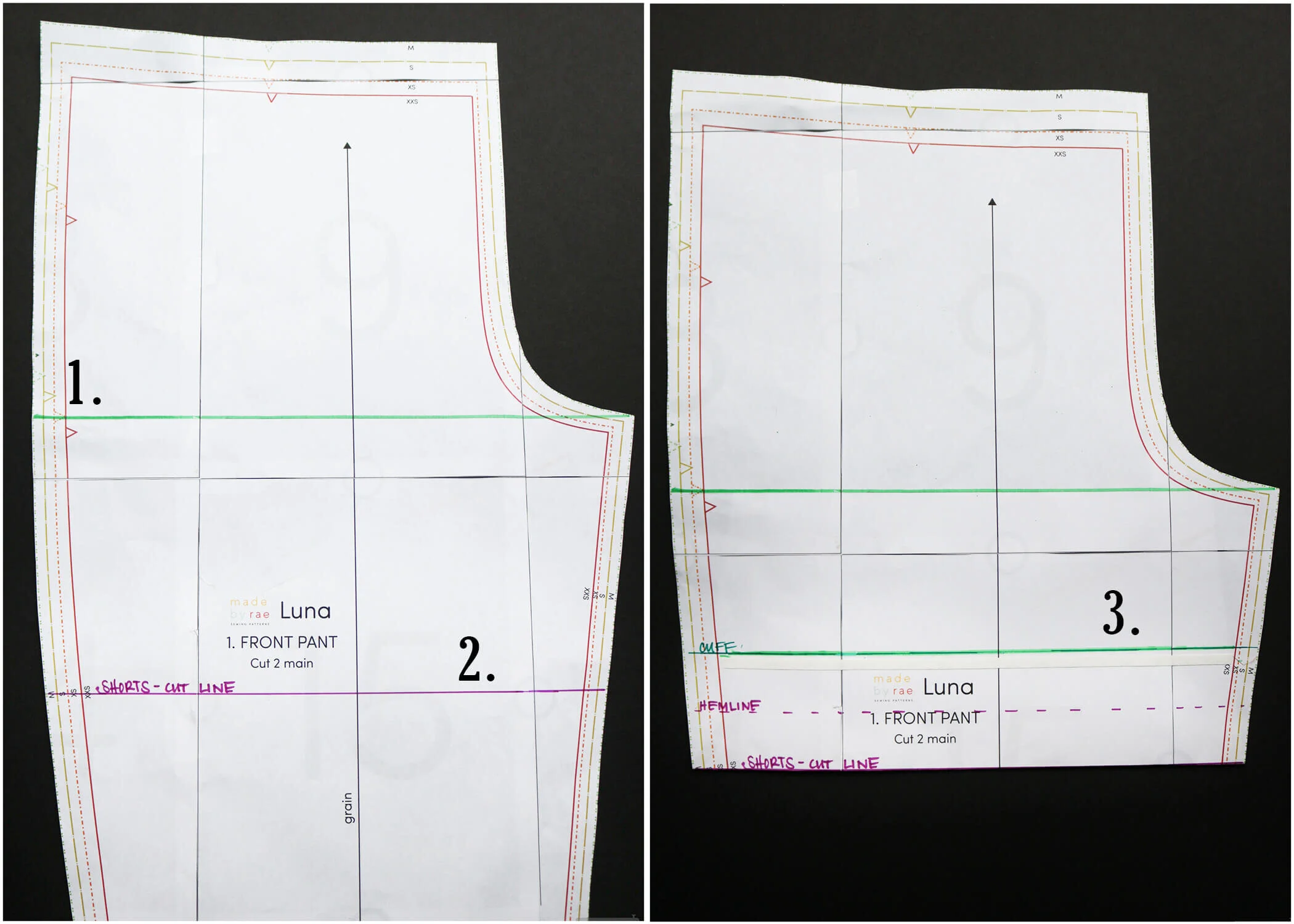 Luna Shorts Tutorial — Made by Rae