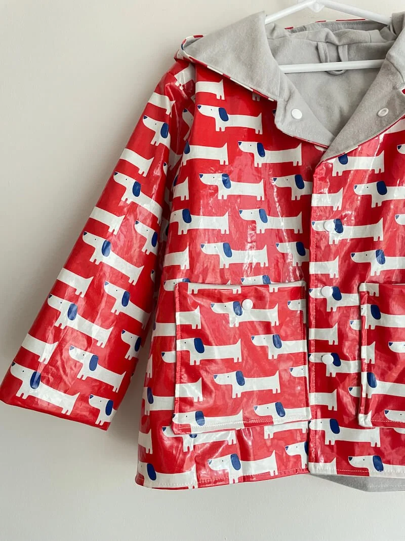 Raincoat for Hugo — Made by Rae