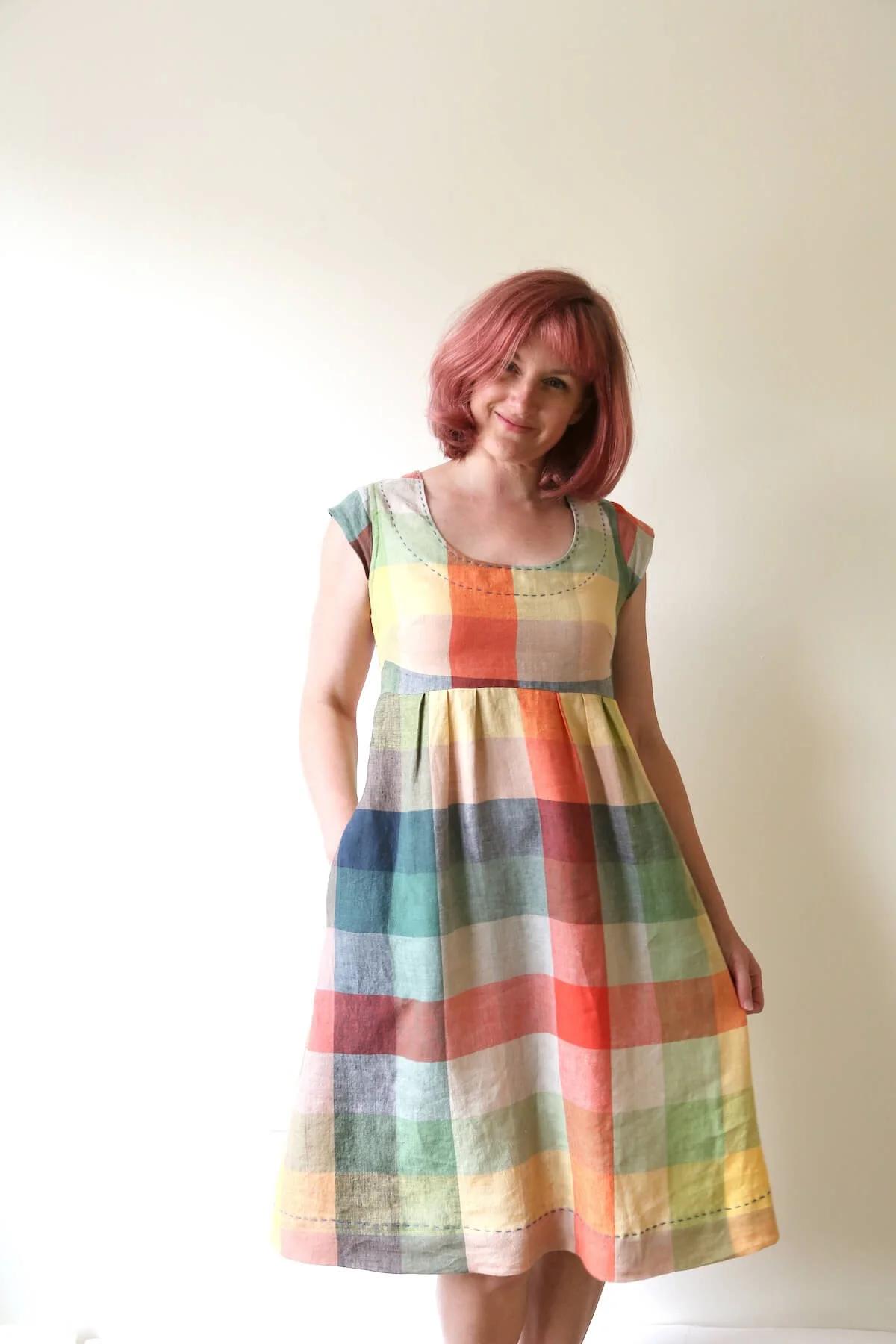 Plaid Trillium Dress — Made by Rae