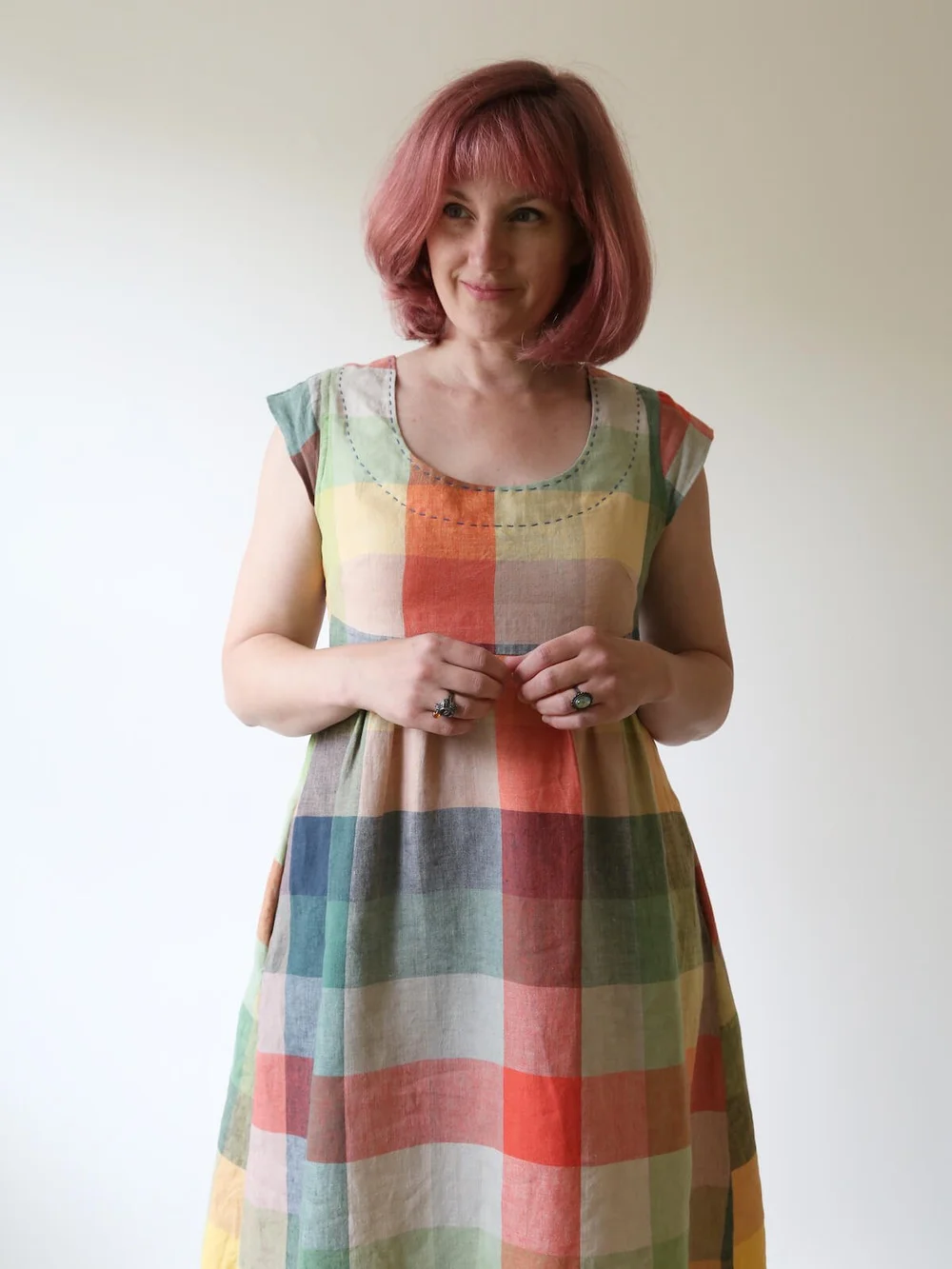 Plaid Trillium Dress — Made by Rae