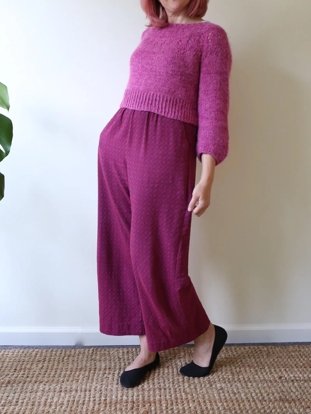 Fall outfit: Purple Rose Pants + Ranunculus — Made by Rae