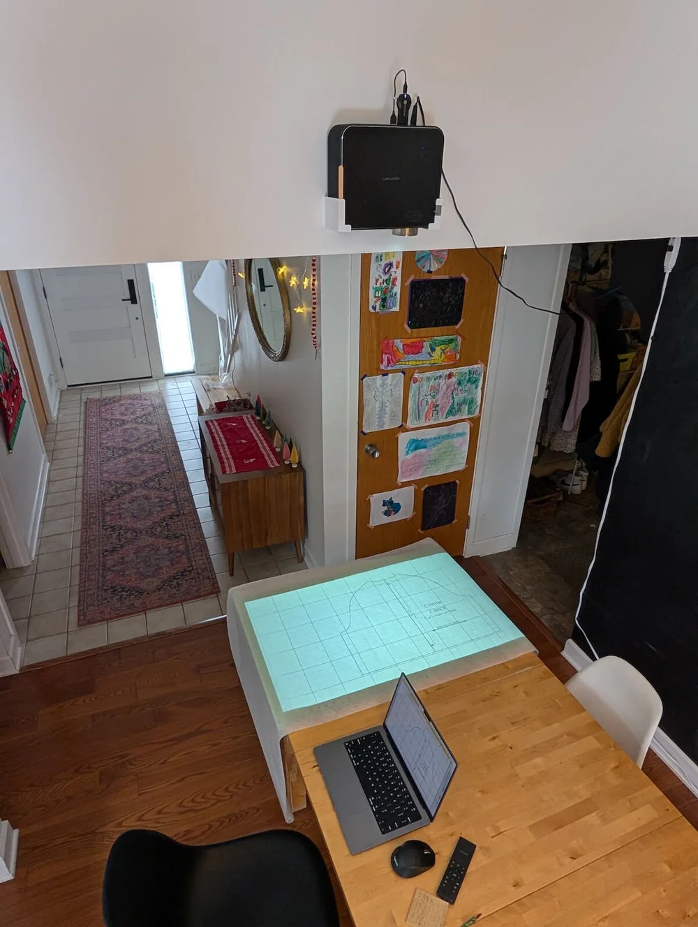 My sewing projector setup — Made by Rae
