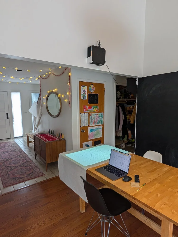 My sewing projector setup — Made by Rae
