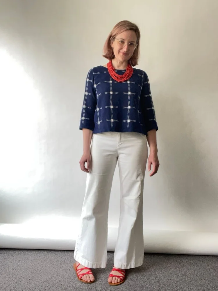 Cropped Ikat Beatrix — Made by Rae