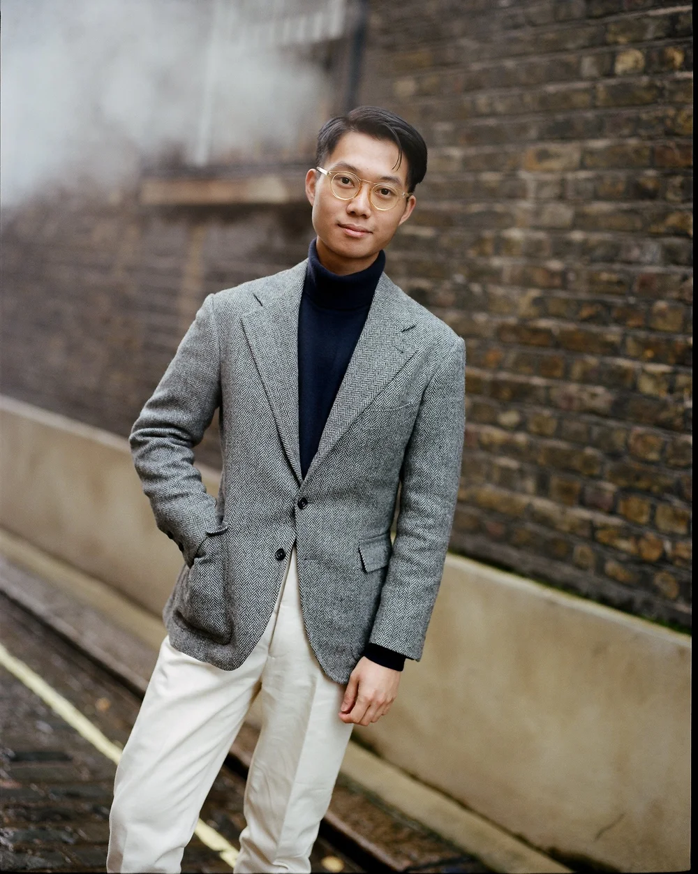 Different ways to style the Grey Herringbone Sport Jacket — The Anthology