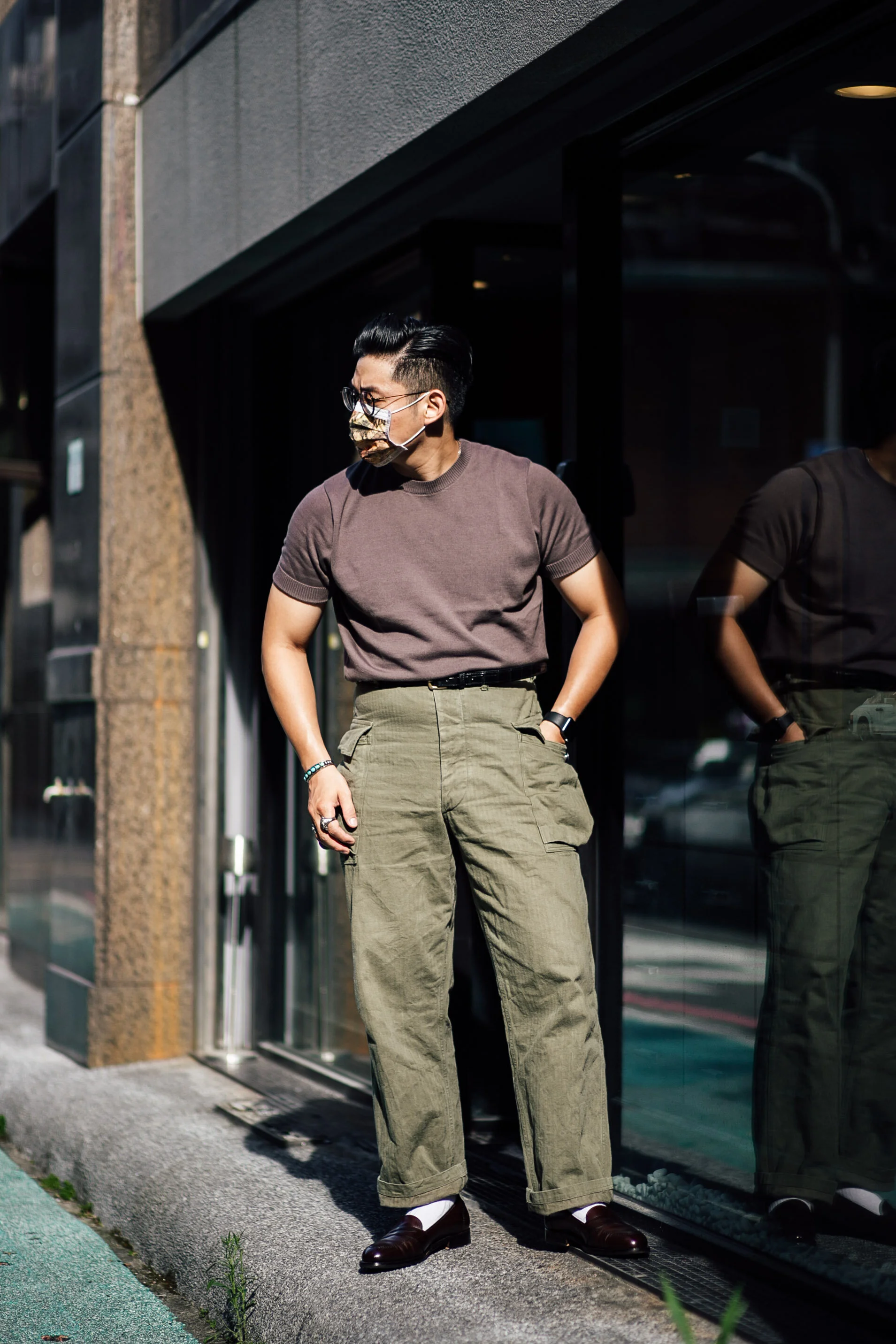 Knitted T-Shirt - Fossil — The Anthology