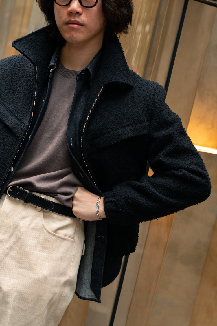 Knitted T-Shirt - Fossil — The Anthology