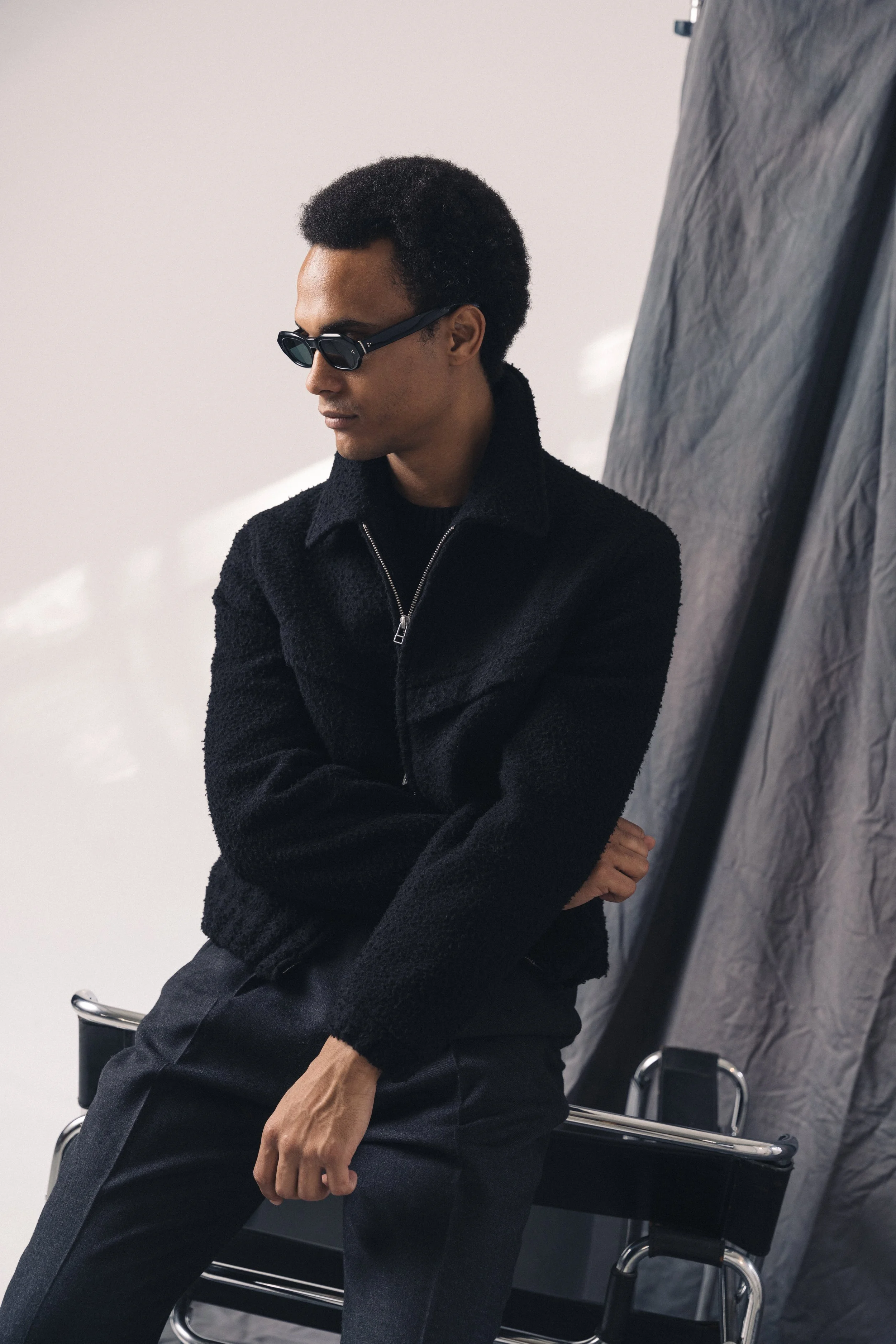 Wingman Blouson - Jet Black — The Anthology