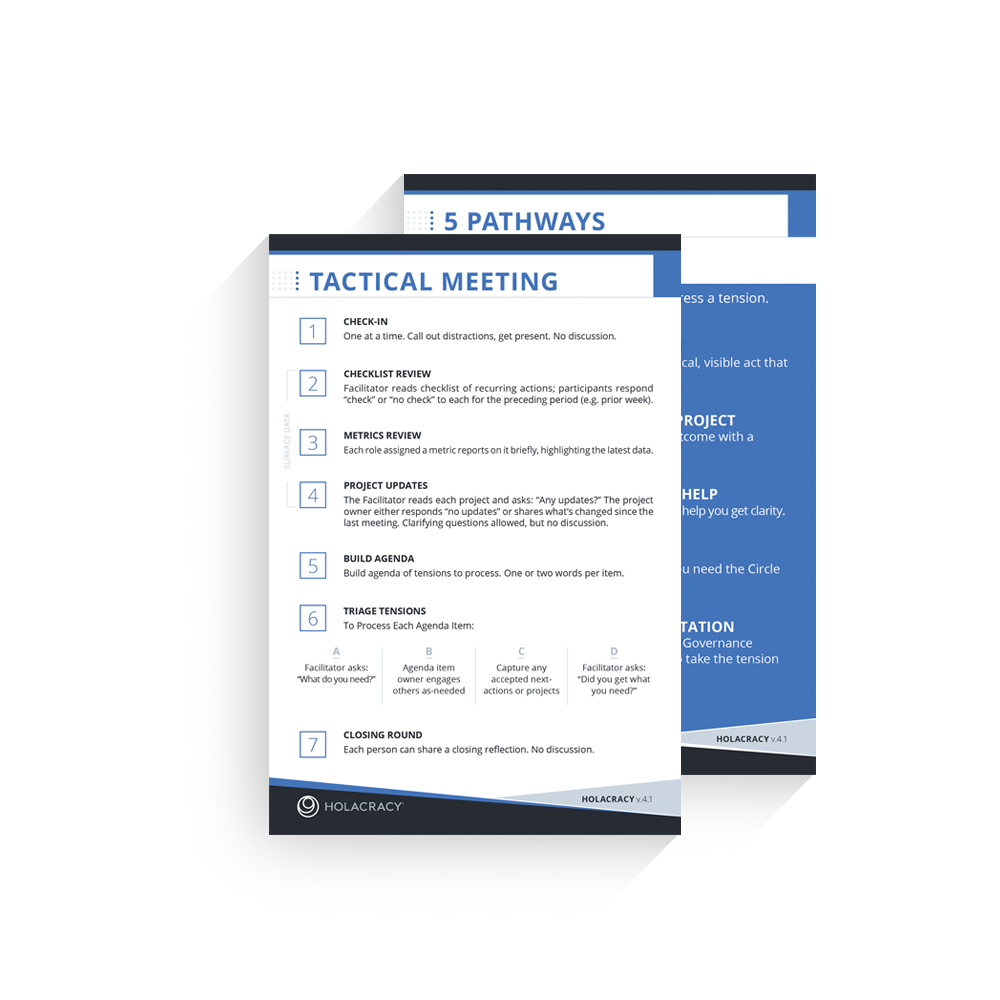 Tactical Meeting Guide at Regina Garrick blog