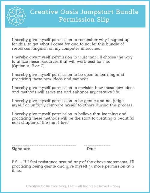 Jumpstart Bundle (2025) — Creative Oasis Coaching - Dallas-Global ...