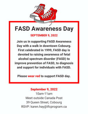 A Walk in Support of FASD Awareness Day — Rebound Child & Youth ...