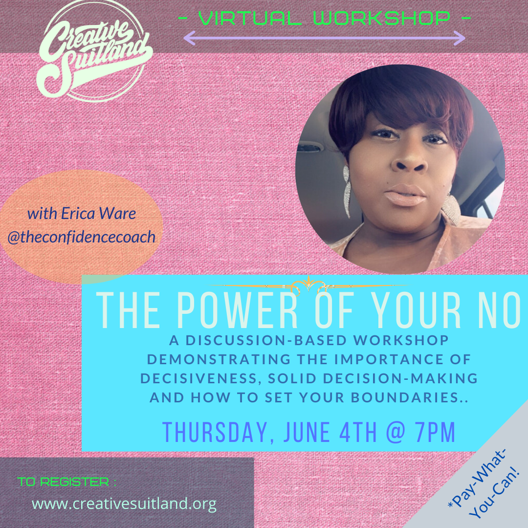 The Power of Your NO: a virtual workshop with Erica Ware — Creative ...