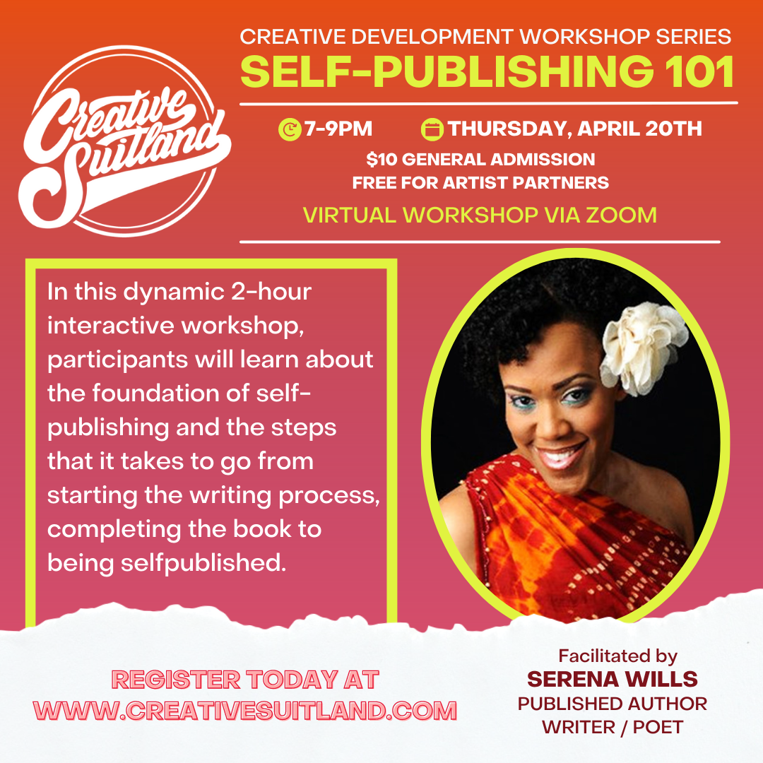 Creative Development Workshop: Self-Publishing 101 — Creative Suitland ...