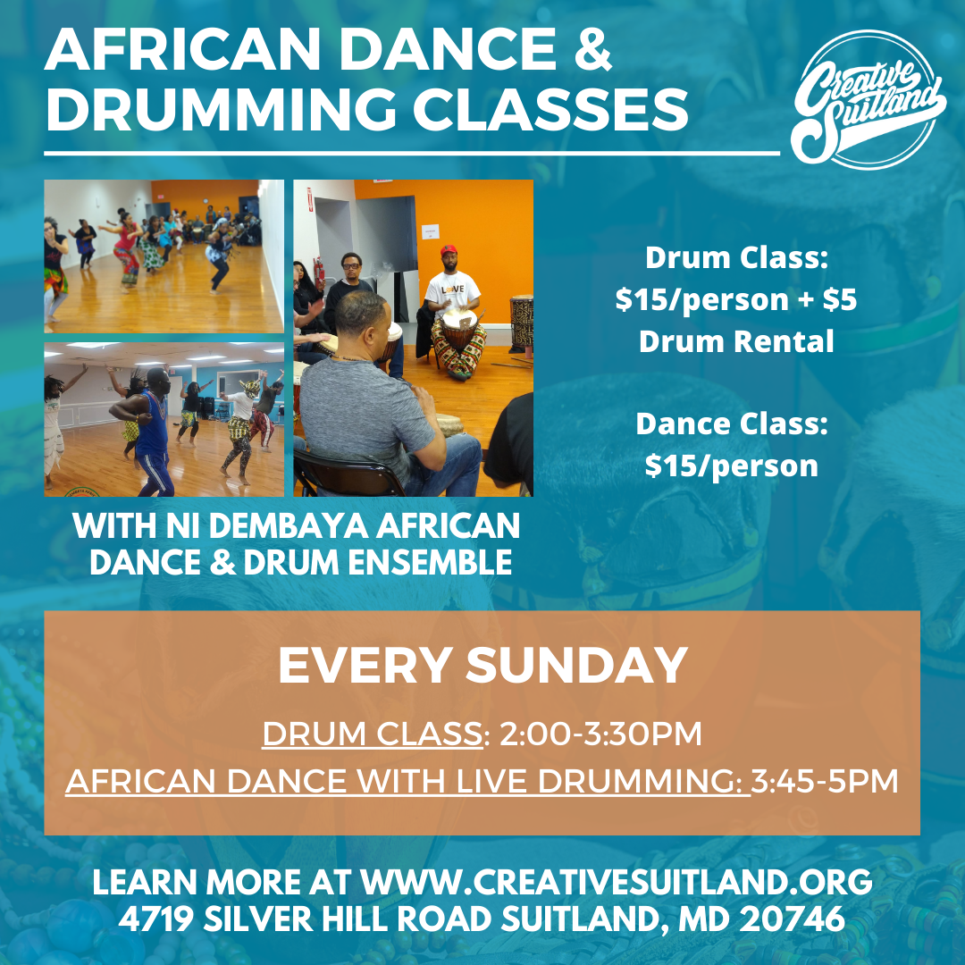 African Dance & Drum Classes with Ni Dembaya — Creative Suitland Arts ...