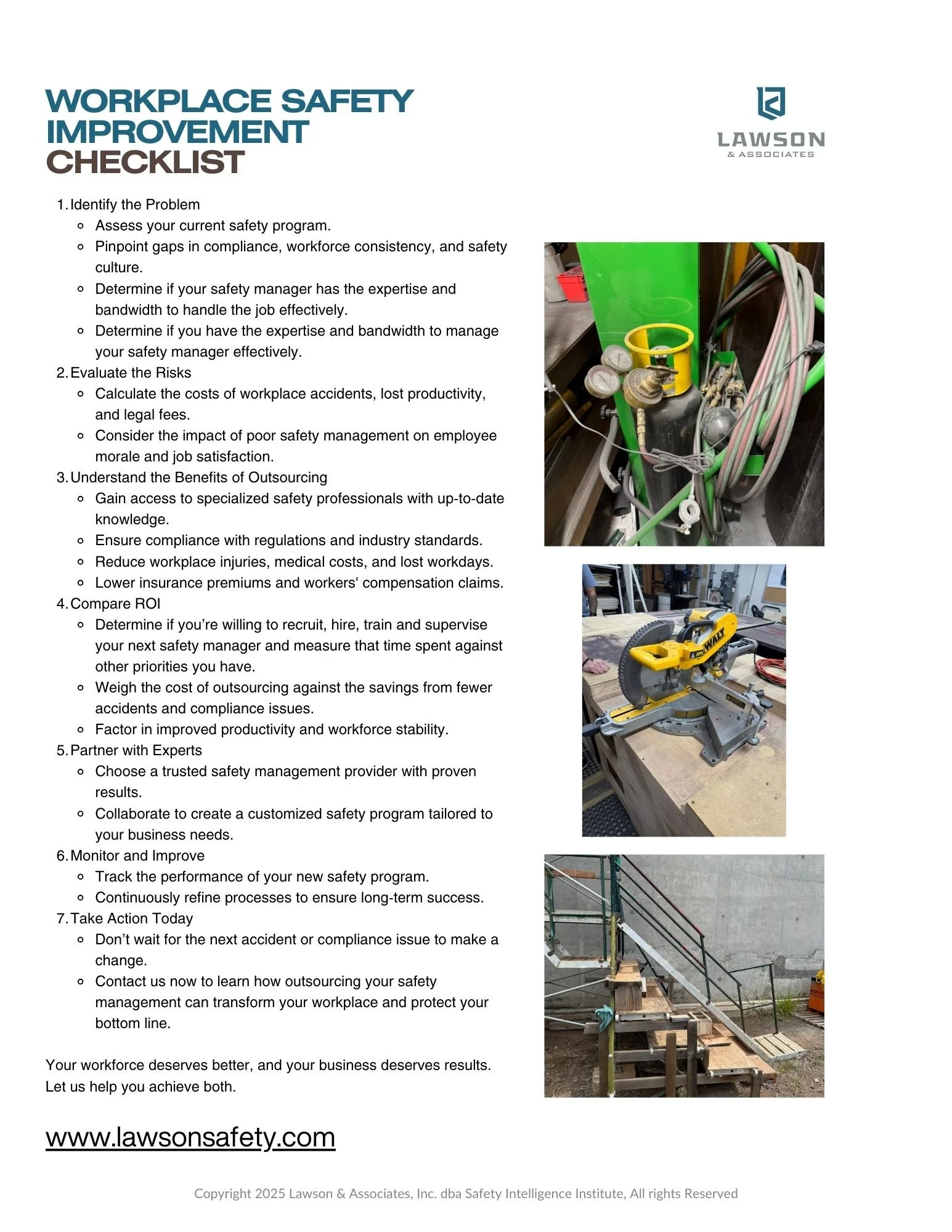 Workplace Safety Checklist — Lawson Safety