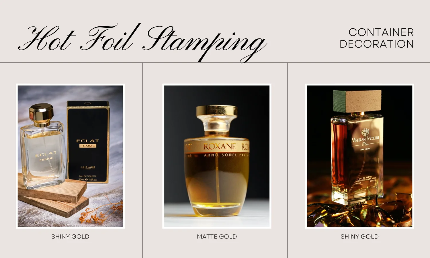 A Compete Guide to Hot Foil Stamping — MEPCO Deco | Bottle, Container ...