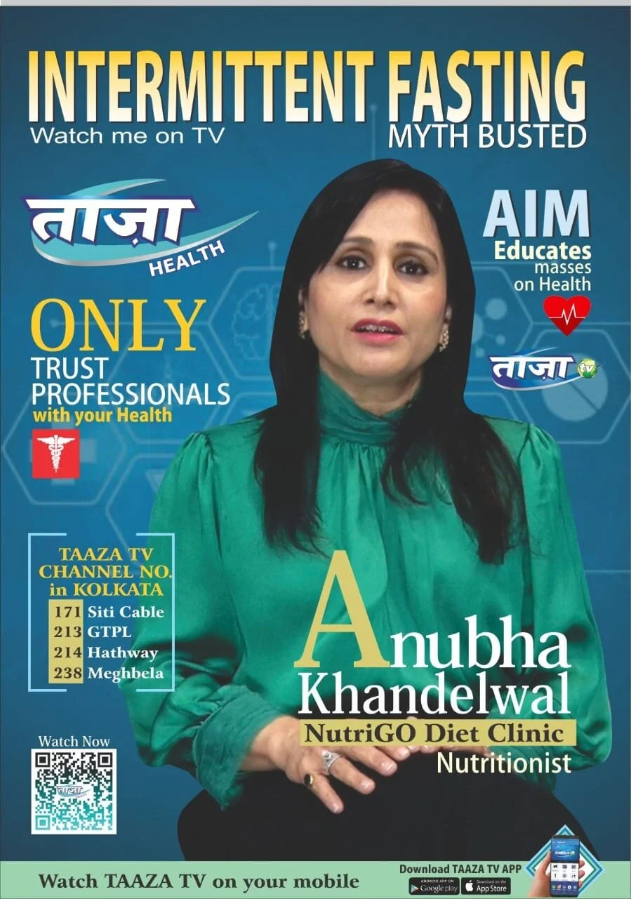 Intermittent Fasting on Taaza Tv’s Health Segment — NutriGo