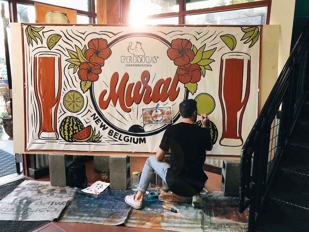 New Belgium Brewing Mural — Vicarel Studios