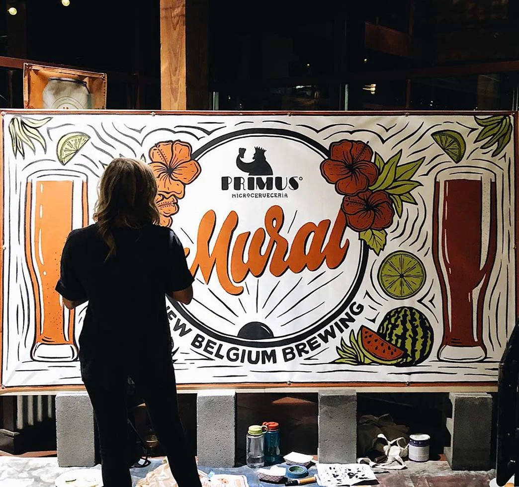 New Belgium Brewing Mural — Vicarel Studios