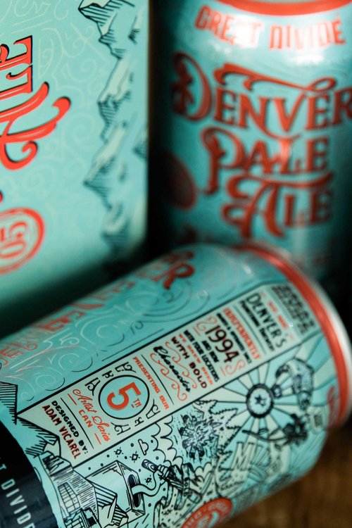 Great Divide Brewing Artist Series Can — Vicarel Studios