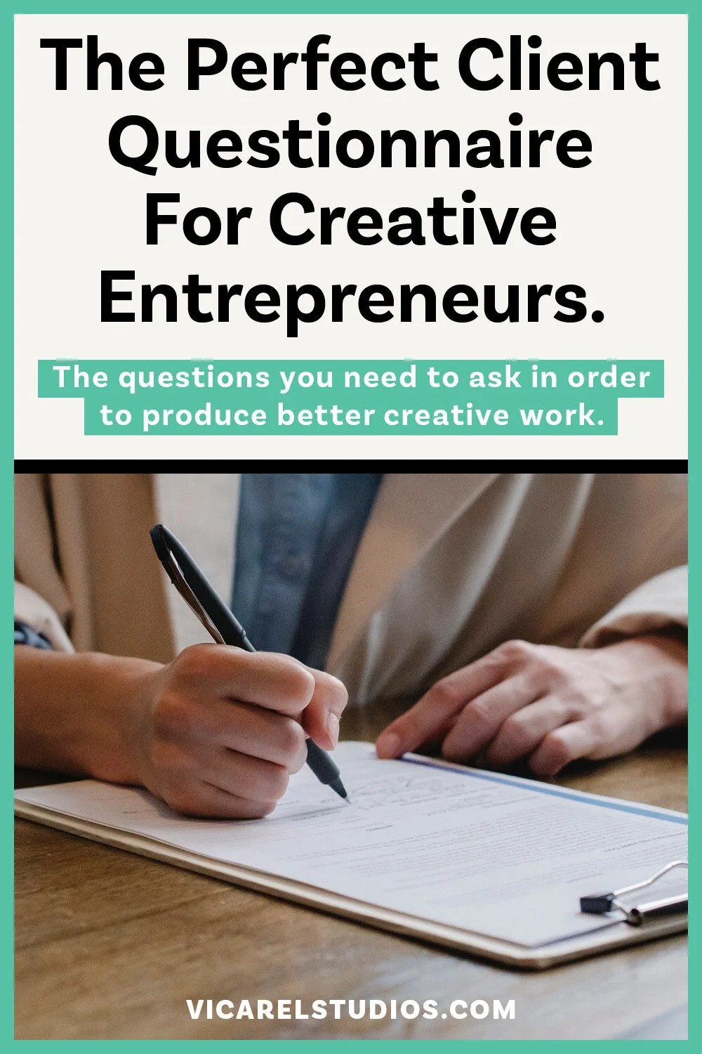 Client Questionnaires — Deliver Better Creative Work Confidently ...