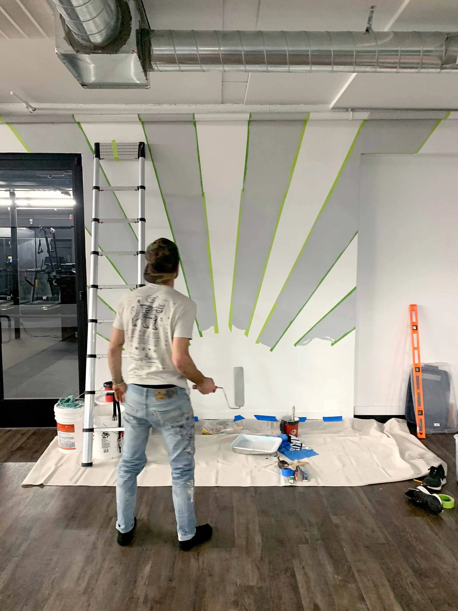 New Work: Traverse Fitness Mural — Vicarel Studios