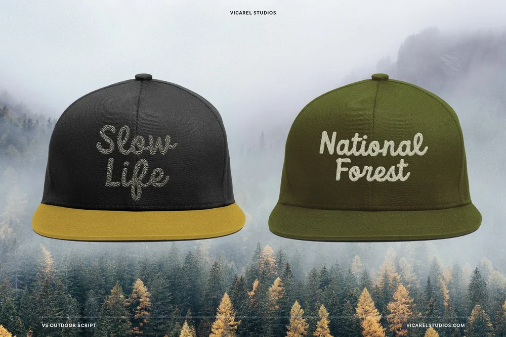 National Forest Font – Inspired Script Typeface for Outdoor Design ...
