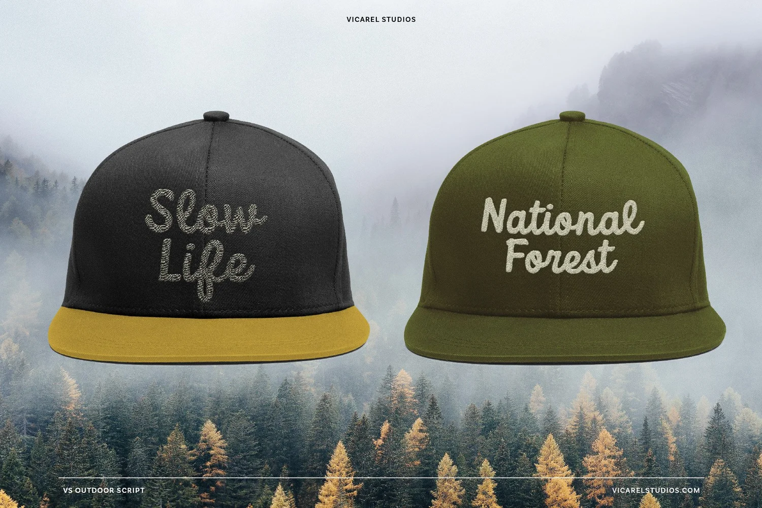 National Forest Font – Inspired Script Typeface for Outdoor Design ...
