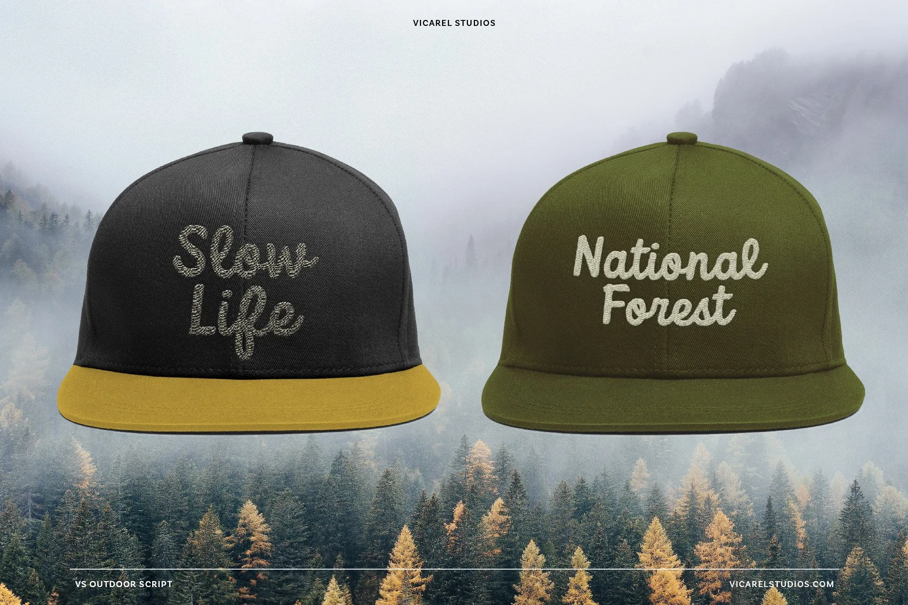 National Forest Font – Inspired Script Typeface for Outdoor Design ...