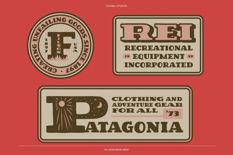 John Muir Serif, A Typeface Inspired by National Park Poster Fonts ...