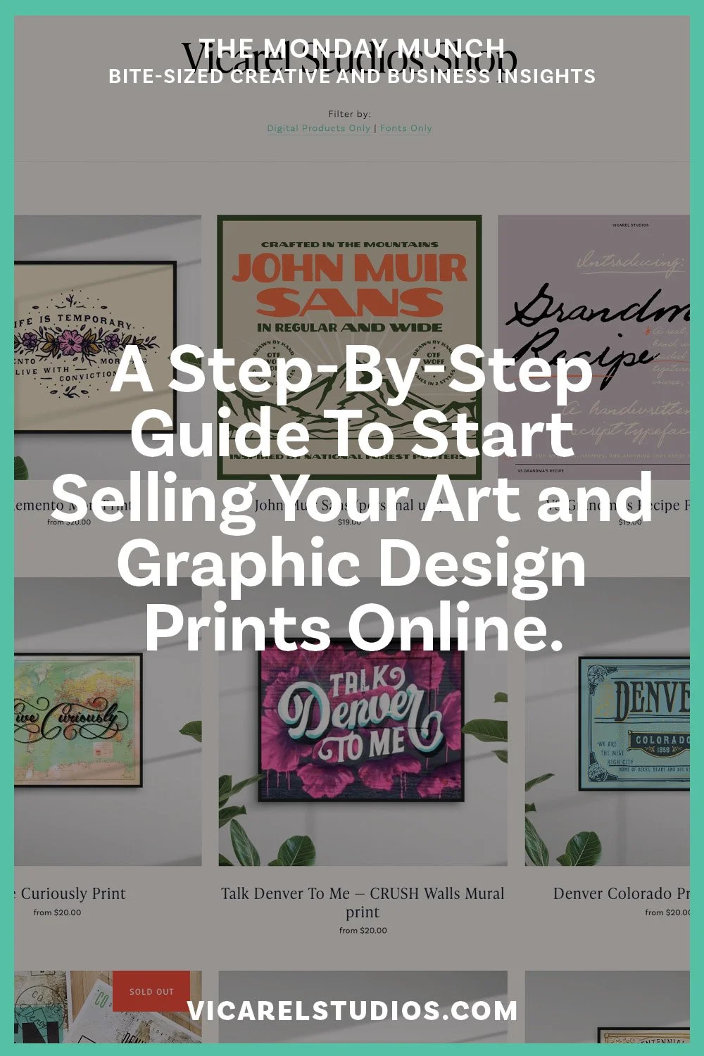 Passive Income: All The Resources You Need To Start Selling Your Art Prints Online. — Vicarel ...
