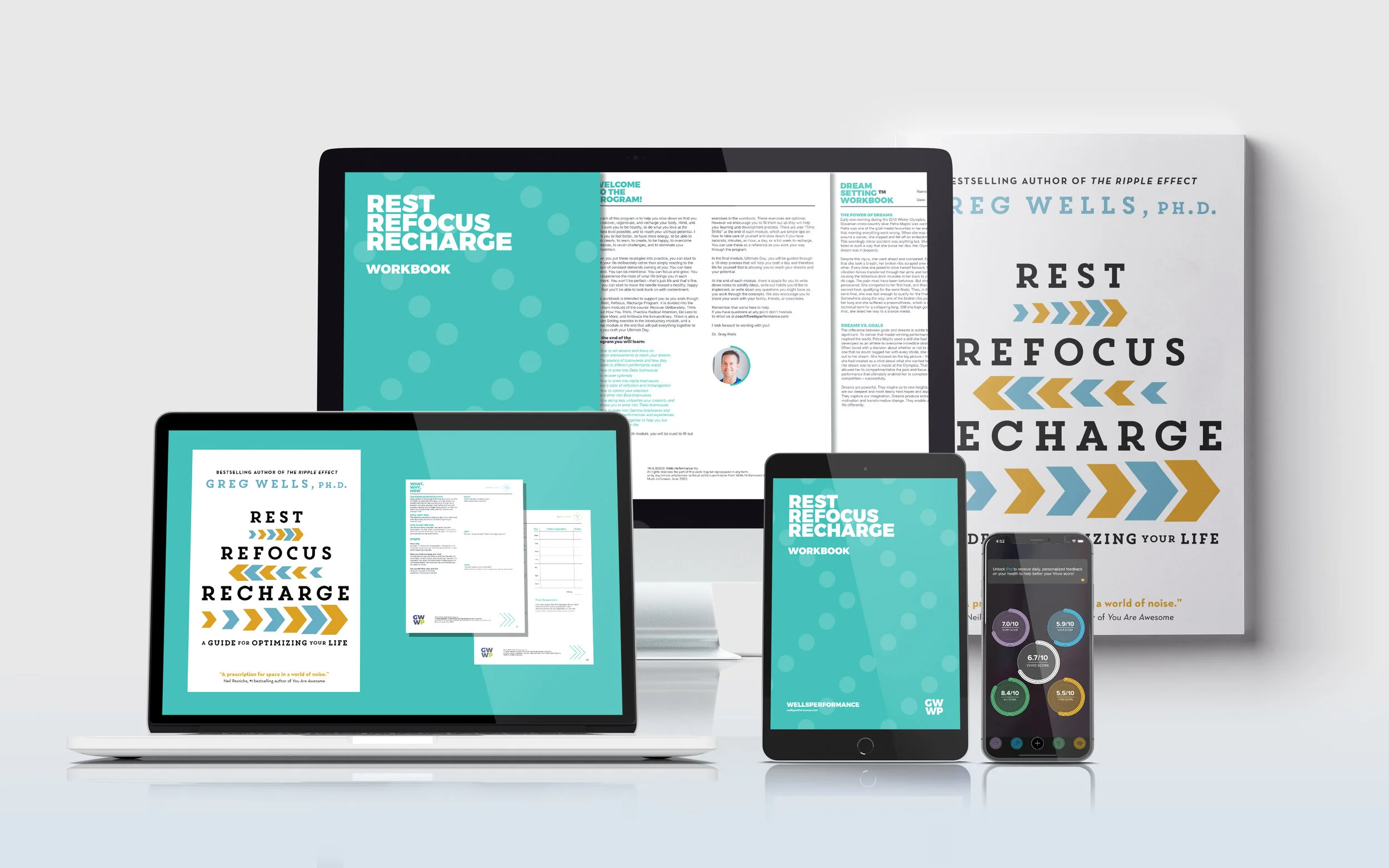 Rest Refocus Recharge Online Course Sales Home — Wells Performance