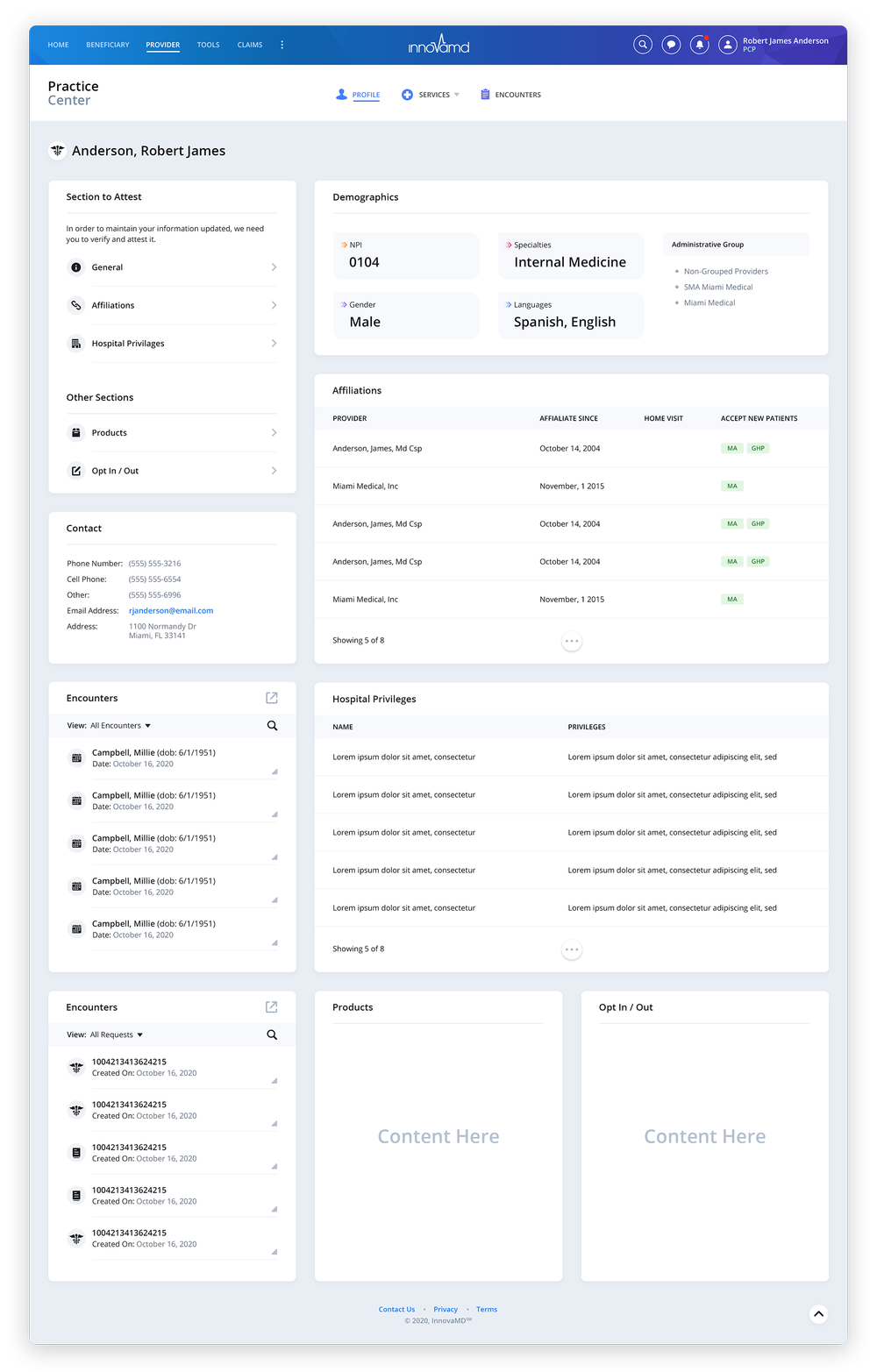 InnovaMD Healthcare App UI/UX Design — UI/UX, Brand & Web Design Agency ...