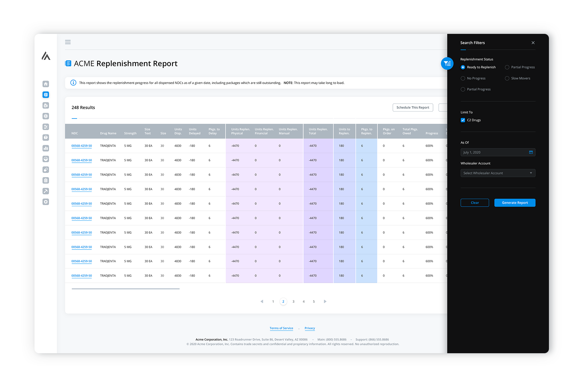 ACME Inventory UI/UX — The Skins Factory, an award-winning UI/UX Design ...
