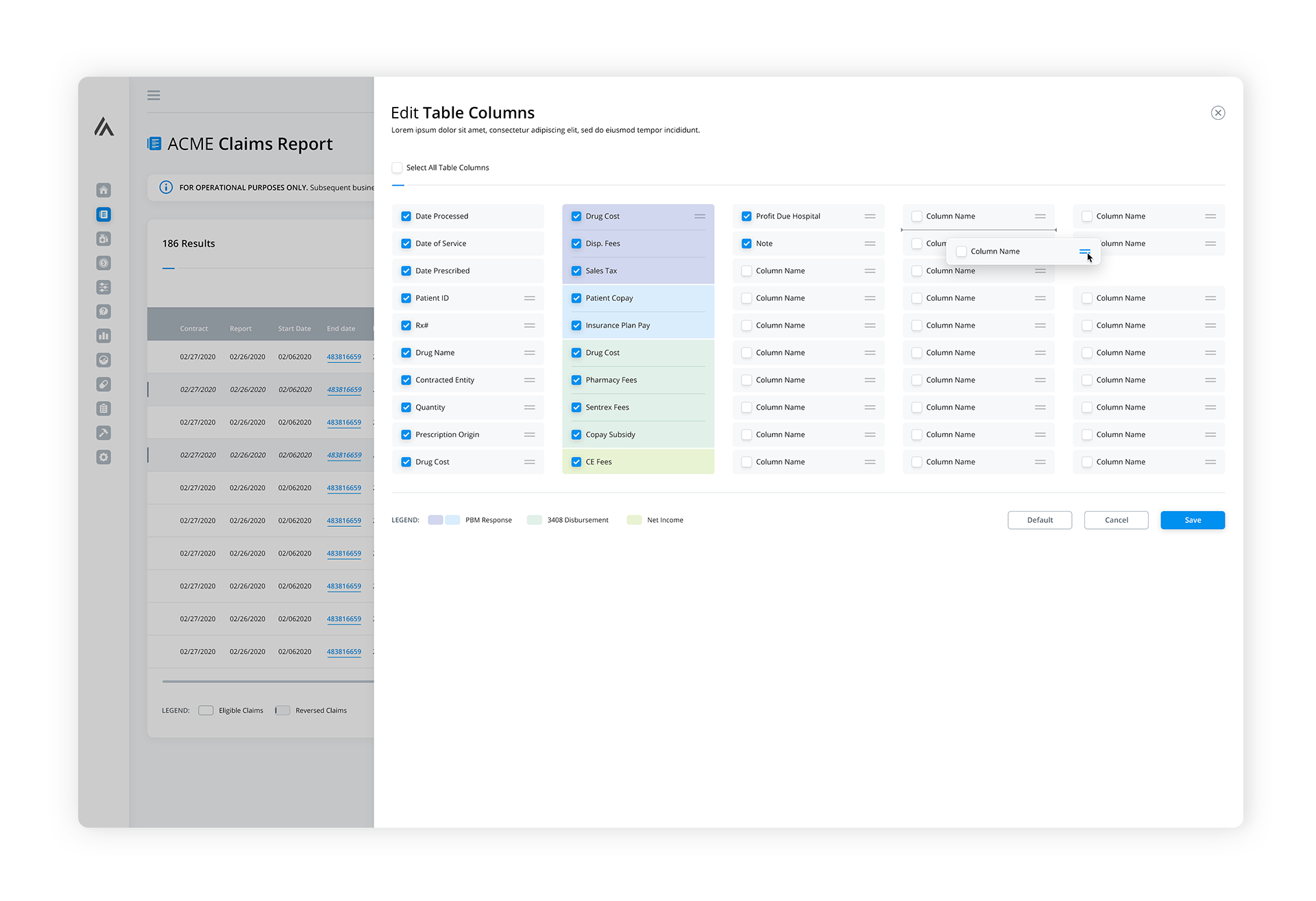 ACME Inventory UI/UX — The Skins Factory, an award-winning UI/UX Design ...